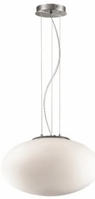 Ideal Lux - Lustr na lanku CANDY 1xE27/42W/230V pr. 40 cm bílá