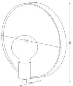 Lucide 36213/31/72 - Nástěnné svítidlo se zrcadlem REFLEX 1xE27/25W/230V béžová