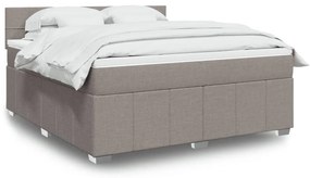 Box spring postel s matrací taupe 180x200 cm textil 3289451
