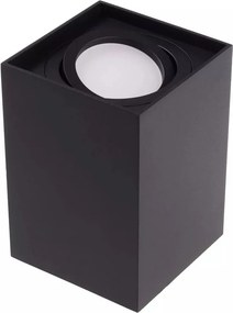 T-LED Černé přisazené výklopné svítidlo hranaté GU10 105517