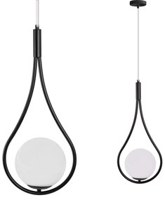 Toolight Závěsné osvětlení Modern D16 G111-1W černé