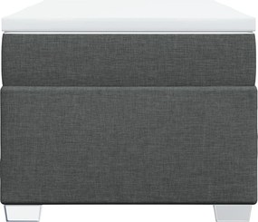 Box spring postel s matrací tmavě šedá 90x190 cm textil 3285177