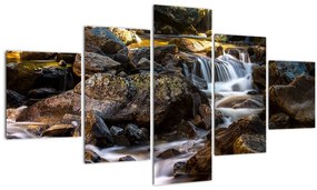 Obraz kamenitého potoku (125x70 cm)