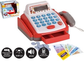 Pokladna malá digitální se zvukem se světlem