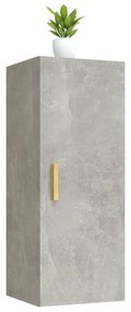 Petromila Nástěnná skříňka betonově šedá 34,5x34x90 cm kompozitní dřevo