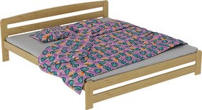 Maxi Postel Petra z masivu 160 x 200 cm - barva Borovice