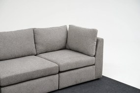 Hanah Home Třímístná pohovka MOTTONA světle šedá
