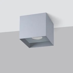 Stropní svítidlo SOLLUX HATI šedé GU10 1x10W bez žárovky SL.1278