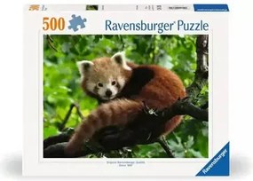 Ravensburger Panda červená / 500 dílků / od 12 let