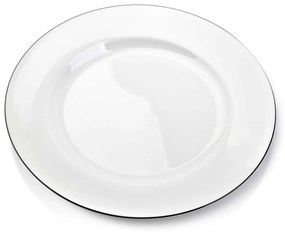 Porcelánový talíř SIMPLE mělký bílý