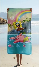 Jerry Fabrics Osuška Sponge Bob Tropical Duo 70x140