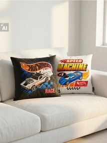 Sinsay - Sada povlaků na polštáře s motivem Hot Wheels 2 ks - vícebarevná