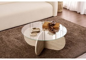 Konferenční stolek Aeris Travertine