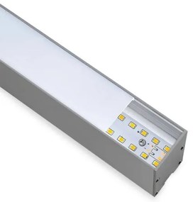 LED Lustr na lanku SAMSUNG CHIP LED/40W/230V 4000K stříbrná