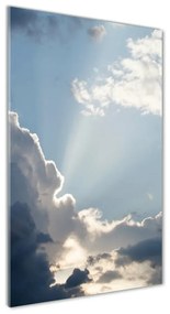 Wallmuralia Vertikální Foto obraz skleněný svislý Mraky na nebi 50x100