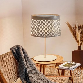 Stolní lampa LED Foscarini Twiggy Grid XL, béžová