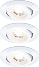 Paulmann LED vestavný reflektor bílý matný 4,8 W 450 lm 3000 K pr. 82 x 29 mm