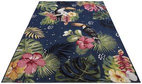 Hanse Home Collection koberce Kusový koberec Flair 105609 Tropical Dream Blue Multicolored ROZMĚR: 120x180