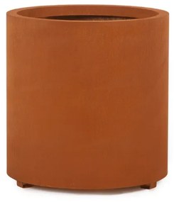 COOKKING Květináč Corten Steel Bormeo kulatý 40 x 40 cm