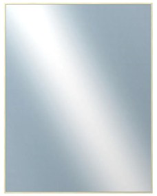 DANTIK - Zarámované zrcadlo - rozměr s rámem cca 70x90 cm z lišty Hliník zlatá lesklá | P01-001 (7001001)