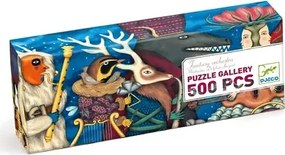 DJECO Panoramatické puzzle Orchestr / 500 dílků / 97 x 33 cm