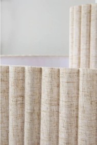 Béžové lněné závěsné svítidlo ø 60 cm Alina – Jotex