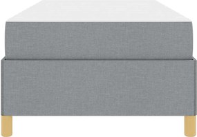 Rám postele Světle šedá 80 x 200 cm textil 3398892