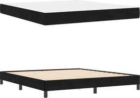 Postel s boxspringem s matrací Černá 180 x 200 cm textil 3398709