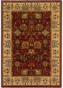 Koberce Breno Kusový koberec PRAGUE 636/IB2R, Červená, Vícebarevné, 133 x 190 cm