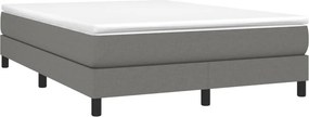 Box spring postel s matrací tmavě šedá 160x200 cm textil 3144086