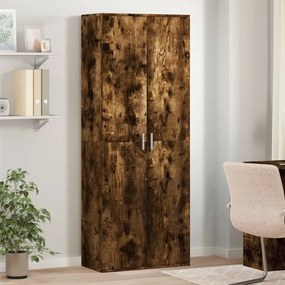Skříň highboard kouřový dub 70 x 35 x 180 cm kompozitní dřevo 3276662