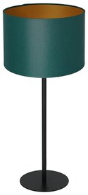 Stolní lampa ARDEN 1xE27/60W/230V pr. 25 cm zelená/zlatá