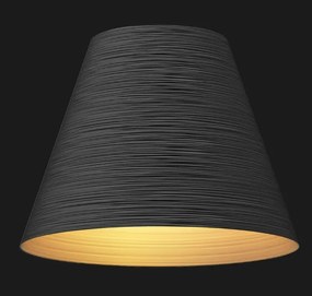 Doxis Apollo 800 textured závěsné designové led svítidlo Barva: Černá/zlatá matná, Chromatičnost: 4000K