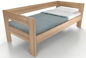 Vlastní výroba Buková postel Ela s opěrkou
