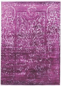 Diamond Carpets koberce Ručně vázaný kusový koberec Diamond DC-JK 2 Purple/silver (overdye) - 245x305 cm