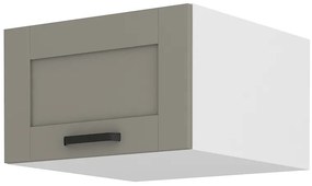 Horní kuchyňská skříňka Lucid WH 60 NAGU 36 1 F (claygrey + bílá). 1045452