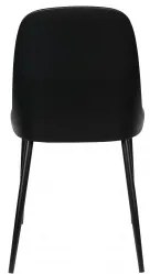 Jídelní židle PIP WLL, plast černý White Label Living 1100429