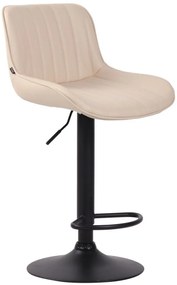 Bhm germany Barová židle Lentini, syntetická kůže, černá / krémová