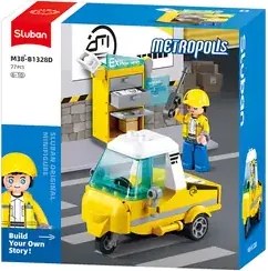 Sluban Metropolis M38-B1328D Doručovací vůz / počet dílků: 77 / od 6 l