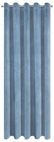 ZATEMŇOVACÍ ZÁVĚS NA KROUŽCÍCH VILLA 140X250 CM MODRÁ