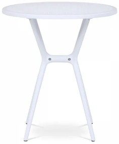 Jídelní stůl kulatý bílý plastový 65 cm DT-X7007 WT