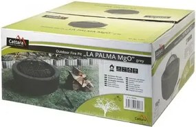 Cattara Ohniště LA PALMA MgO 44 cm šedá