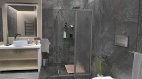 RIO CHROM 80-90 Sprchový kout čtvercový