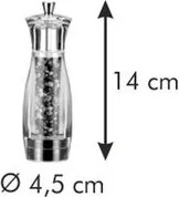 TESCOMA Mlýnek na pepř VIRGO 14 cm