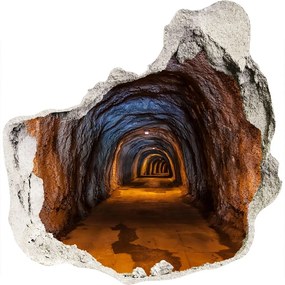 Wallmuralia Fototapeta díra na zeď 3D Podzemní tunel 75x75 cm