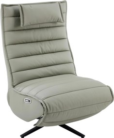 XXXLutz RELAXAČNÍ KŘESLO, kov, textil, kůže, šedá, černá Stylife - Relaxační křesla - 000788001901
