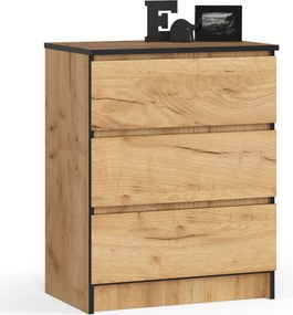Komoda K60 3SZ dub craft