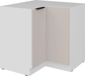 COMO | dolní skříňka 90x90 DN 2F rohová s policí | 90x90 cm | bílá/kašmír