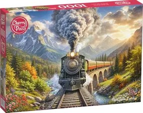 CHERRY PAZZI Puzzle Zlatý express / 1000 dílků / 70 × 50 cm