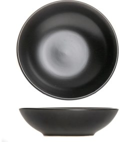Jídelní sada talířů 18 ks černá